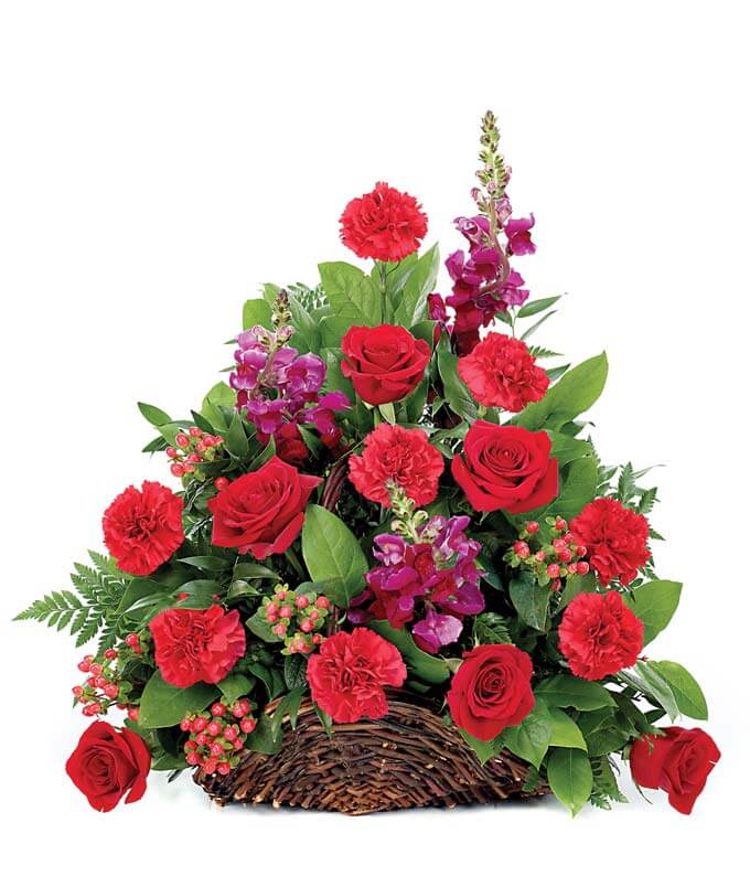 Sympathy Basket - Boutique Flowers Delivery Frisco, TX.